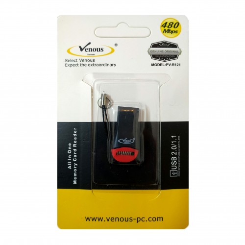 مشخصات,قیمت و خرید رم ریدر تک کاره Venous مدل PV-R121 |سیپاس