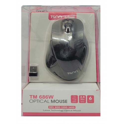 مشخصات، قیمت و خرید ماوس بی سیم TSCO مدل TM 686W |سیپاس