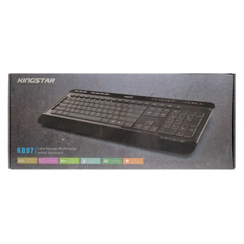 مشخصات,قیمت و خرید کیبورد باسیم KINGSTAR مدل KB97 | سیپاس
