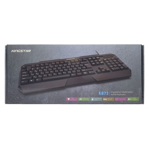مشخصات,قیمت و خرید کیبورد باسیم KINGSTAR مدل KB72 | سیپاس