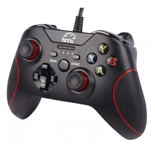 مشخصات، قیمت و خرید گیم پد تک نفره شوکدار باسیم TSCO مدل TG 120 | سیپاس