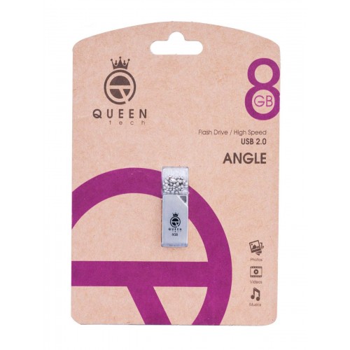 مشخصات، قیمت و خرید فلش مموری QUEEN TECK مدل ANGLE ظرفیت 8گیگابایت