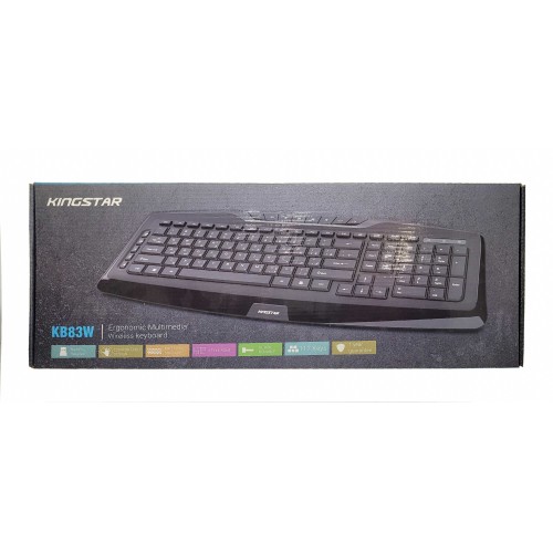 مشخصات,قیمت و خرید کیبورد بی سیم KINGSTAR مدل KB83W | سیپاس