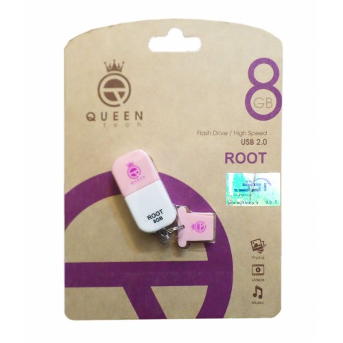 مشخصات، قیمت و خرید فلش مموری QUEEN TECK مدل ROOT ظرفیت 8 گیگابایت|سیپاس