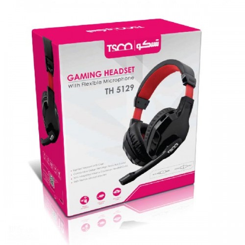 مشخصات، قیمت و خرید هدست باسیم گیمینگ TSCO مدل TH 5129 | سیپاس