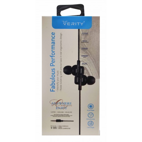 مشخصات,قیمت,خرید هندزفری VERITY مدل V-E85 |سیپاس