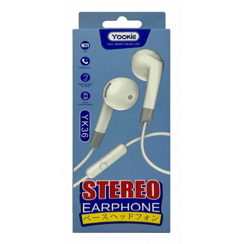 مشخصات,قیمت و خرید هندزفری YOOKIE مدل YK36 |سیپاس