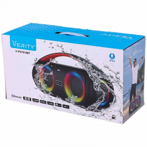 مشخصات,قیمت و خرید اسپیکر شارژی بلوتوثی VERITY مدل V-PS7016BT | سیپاس