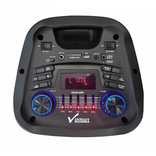 مشخصات،قیمت و خرید اسپیکر شارژی VANMAAX مدل MAX-1100 به همراه میکروفون ...