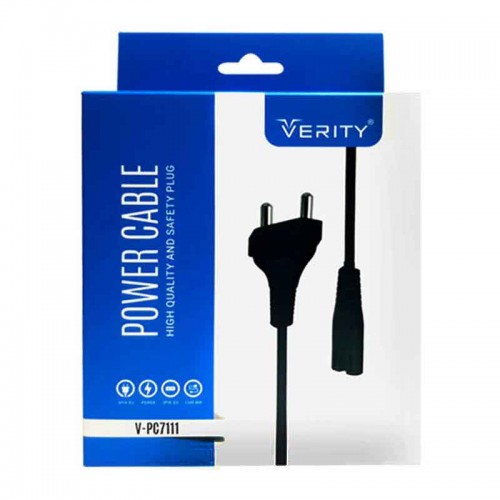 مشخصات,قیمت و خرید کابل برق دو پین VERITY مدل V-PC7111 طول 1.5 متر |سیپاس