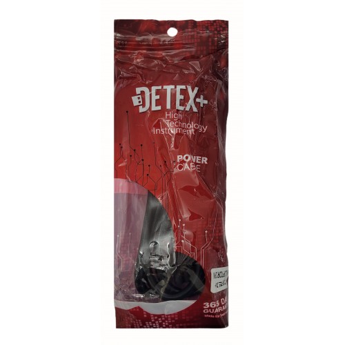 مشخصات، قیمت و خرید کابل برق لپ تاپ DETEX طول 1.5 متر | سیپاس
