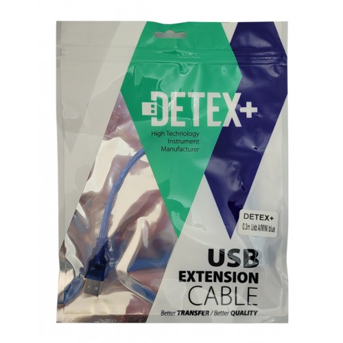 مشخصات، قیمت و خرید کابل ذوزنقه ای (Mini USB) DETEX نری طول 30 سانتی متر | سیپاس