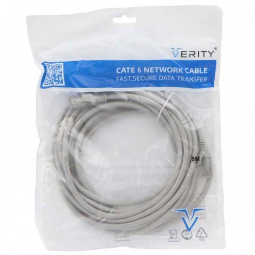 مشخصات,قیمت و خرید کابل شبکه CAT6 VERITY طول 5 متر |سیپاس