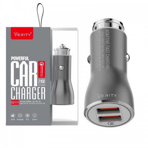 شارژر فندکی فست شارژ VERITY مدل CQ 1111