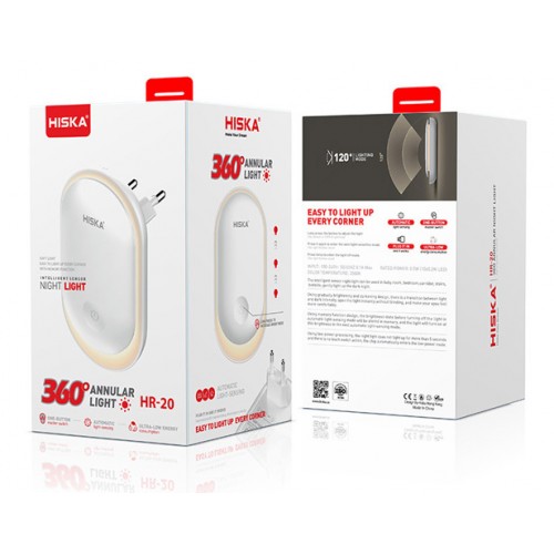 مشخصات,قیمت و خرید چراغ خواب HISKA مدل HR-20 |سیپاس