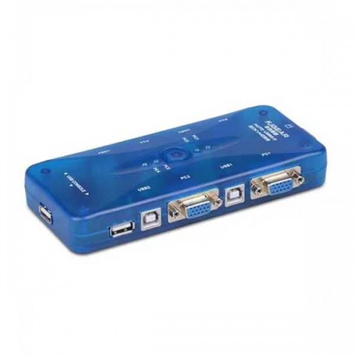 مشخصات،قیمت و خرید سوئیچ اتوماتیک KVM چهار پورت P-NET USB |سیپاس