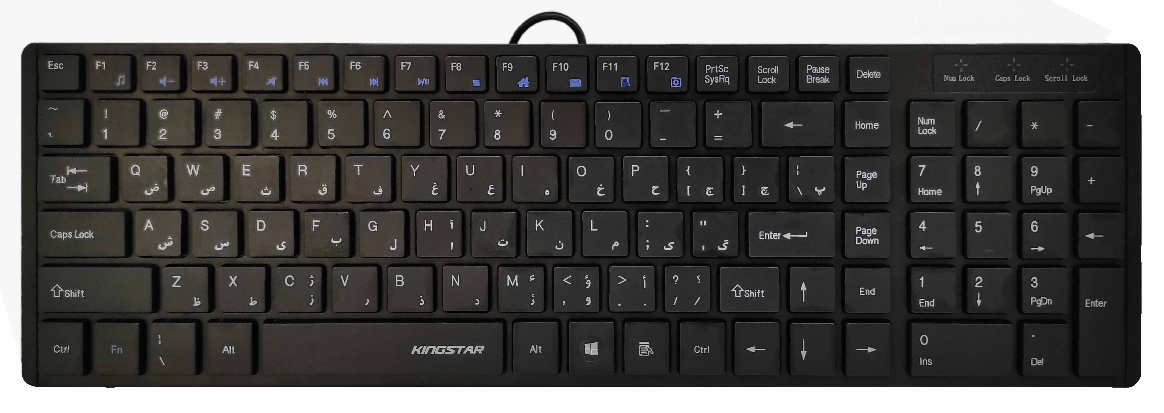 مشخصات,قیمت و خرید کیبورد باسیم KINGSTAR مدل KB80 | سیپاس