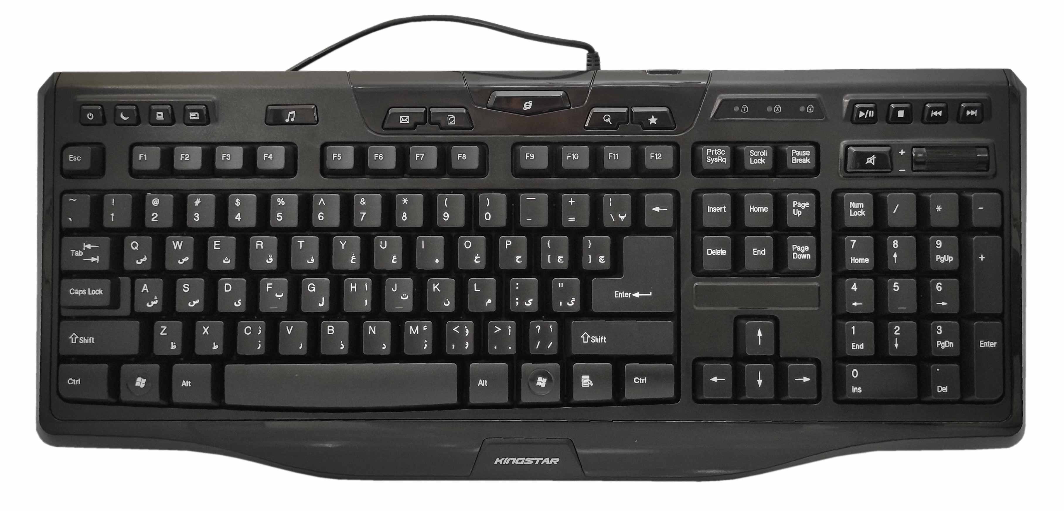 مشخصات,قیمت و خرید کیبورد باسیم KINGSTAR مدل KB86 | سیپاس