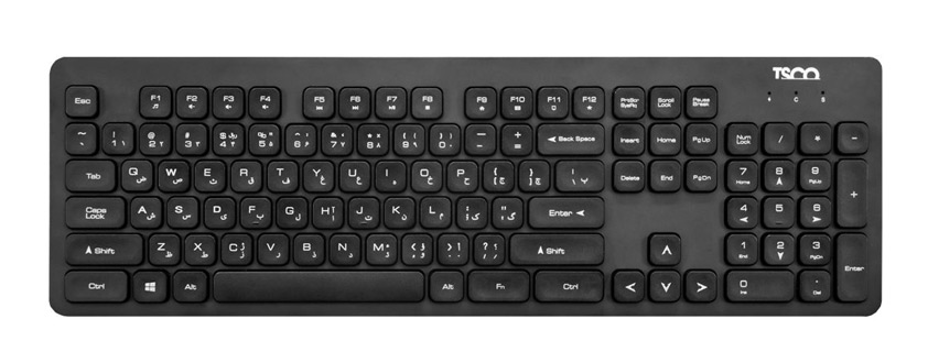 مشخصات،قیمت و خرید کیبورد بی سیم TSCO مدل TK 7003W |سیپاس