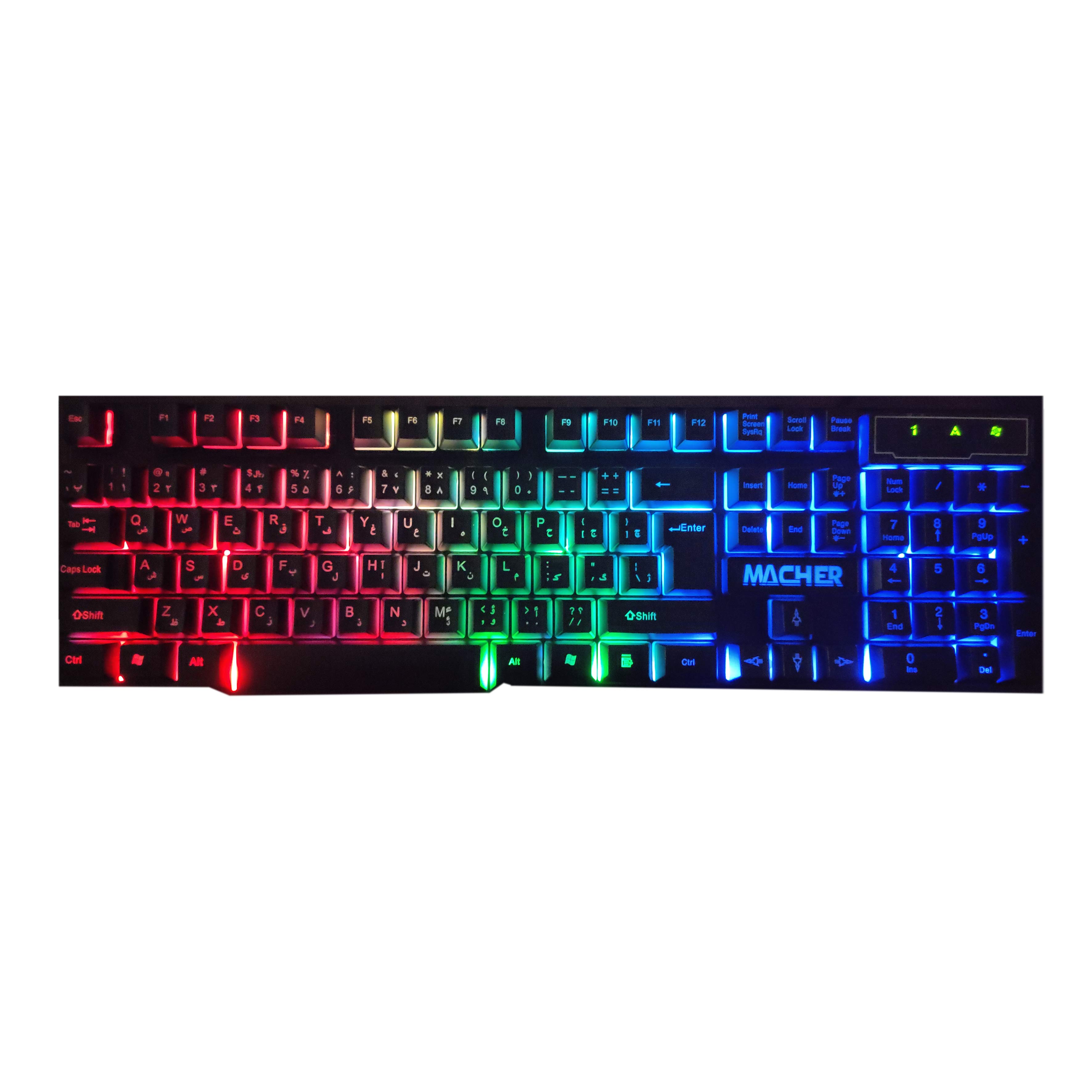 مشخصات,قیمت و خرید کیبورد با سیم MACHER مدل MR-304 |سیپاس