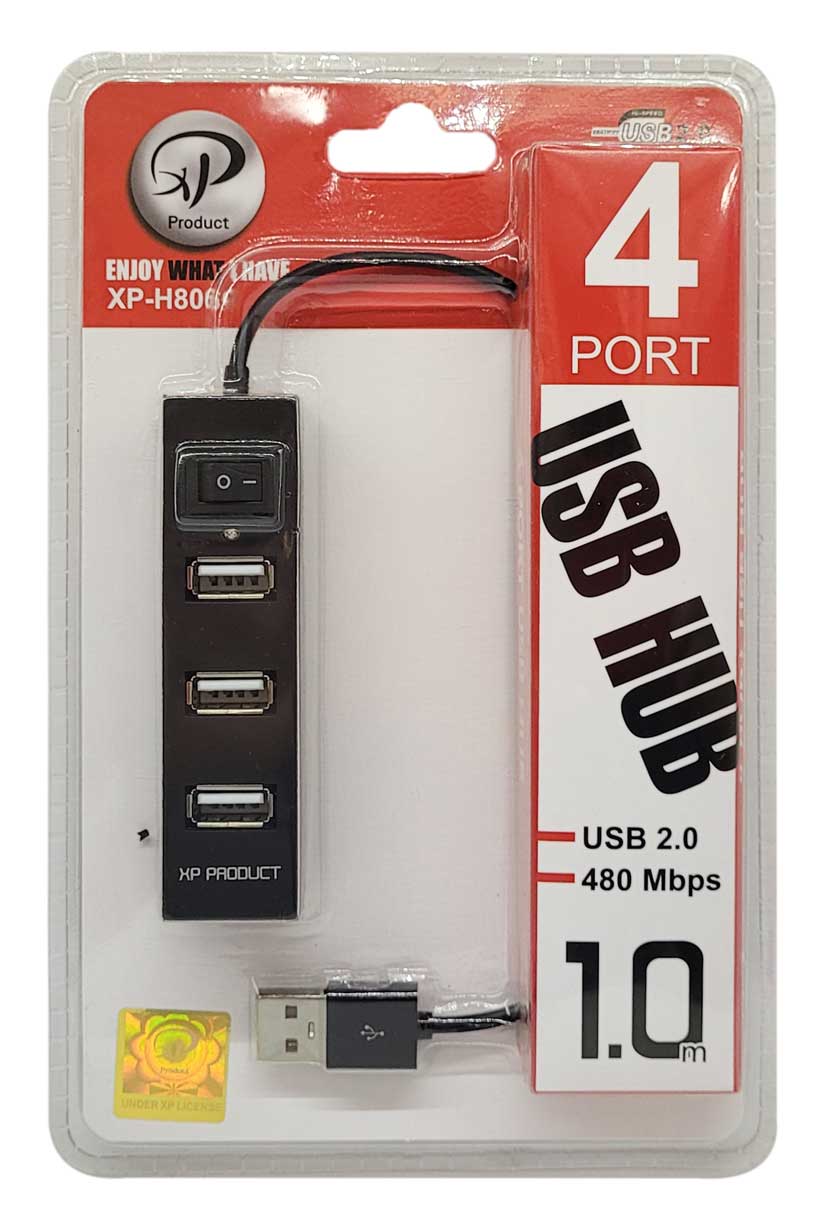 مشخصات، قیمت و خرید هاب 4 پورت XP مدل H806G | سیپاس
