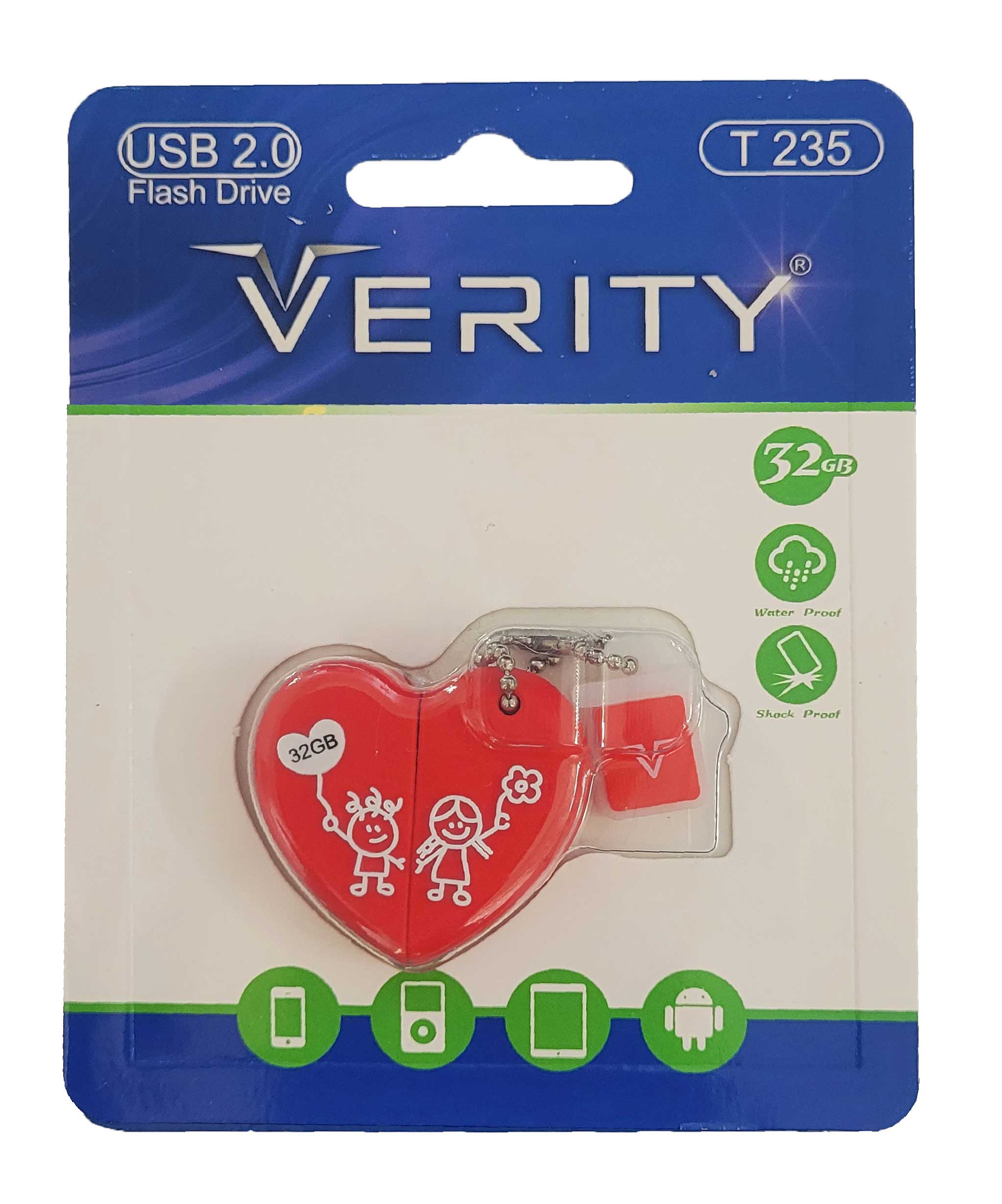 مشخصات ,قیمت و خرید فلش عروسکی VERITY مدل T235 ظرفيت 32 گيگابايت | سیپاس