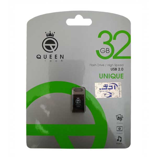 مشخصات,قیمت و خرید فلش QUEEN TECH مدل UNIQUE ظرفیت 32 گیگابایت|سیپاس