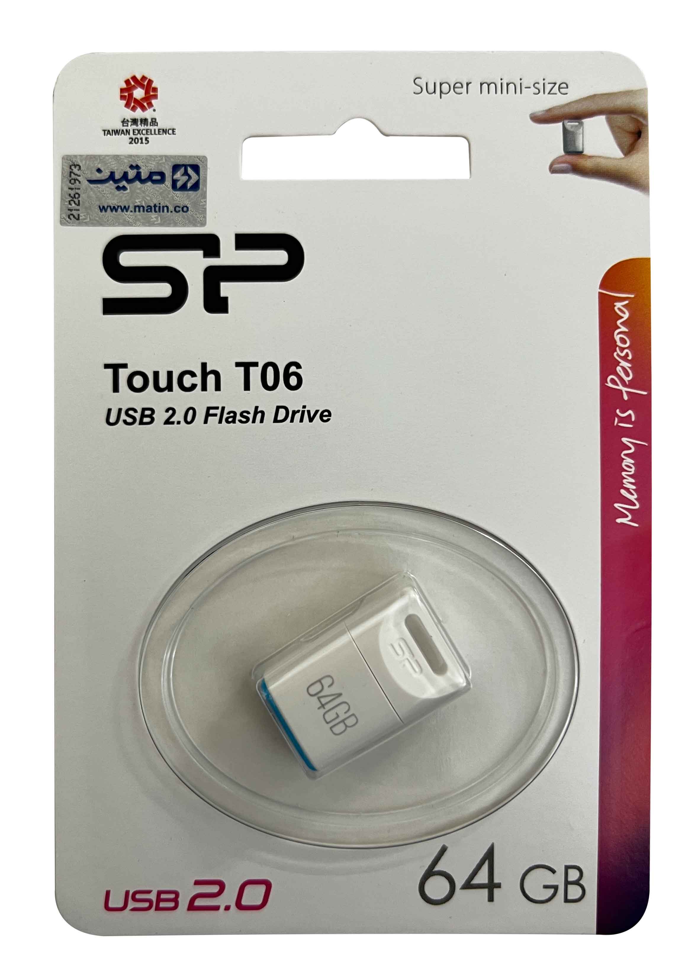 مشخصات، قیمت و خرید فلش مموری Silicon Power Touch T06 با ظرفیت 64 ...