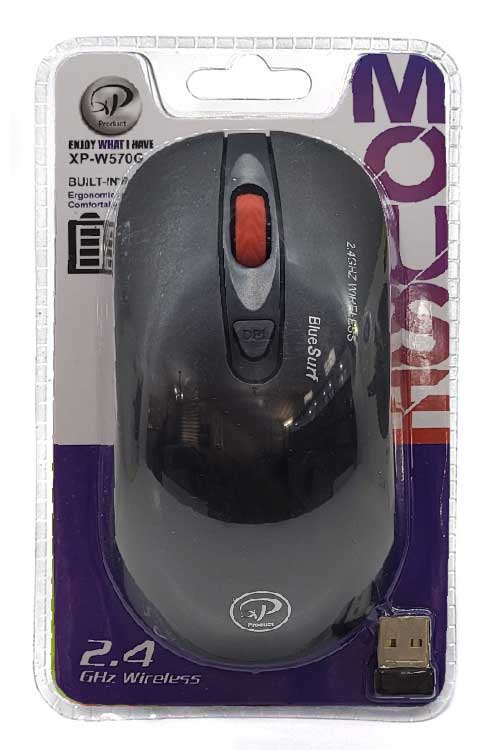 مشخصات ,قیمت و خرید ماوس بی سیم XP مدل W570G | سیپاس