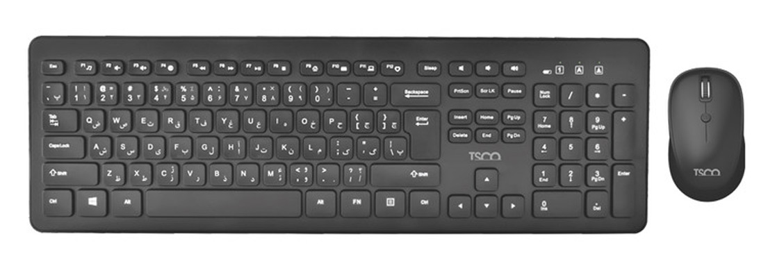 مشخصات، قیمت و خرید کیبورد و ماوس بی‌سیم TSCO مدل TKM 7011WN | سیپاس