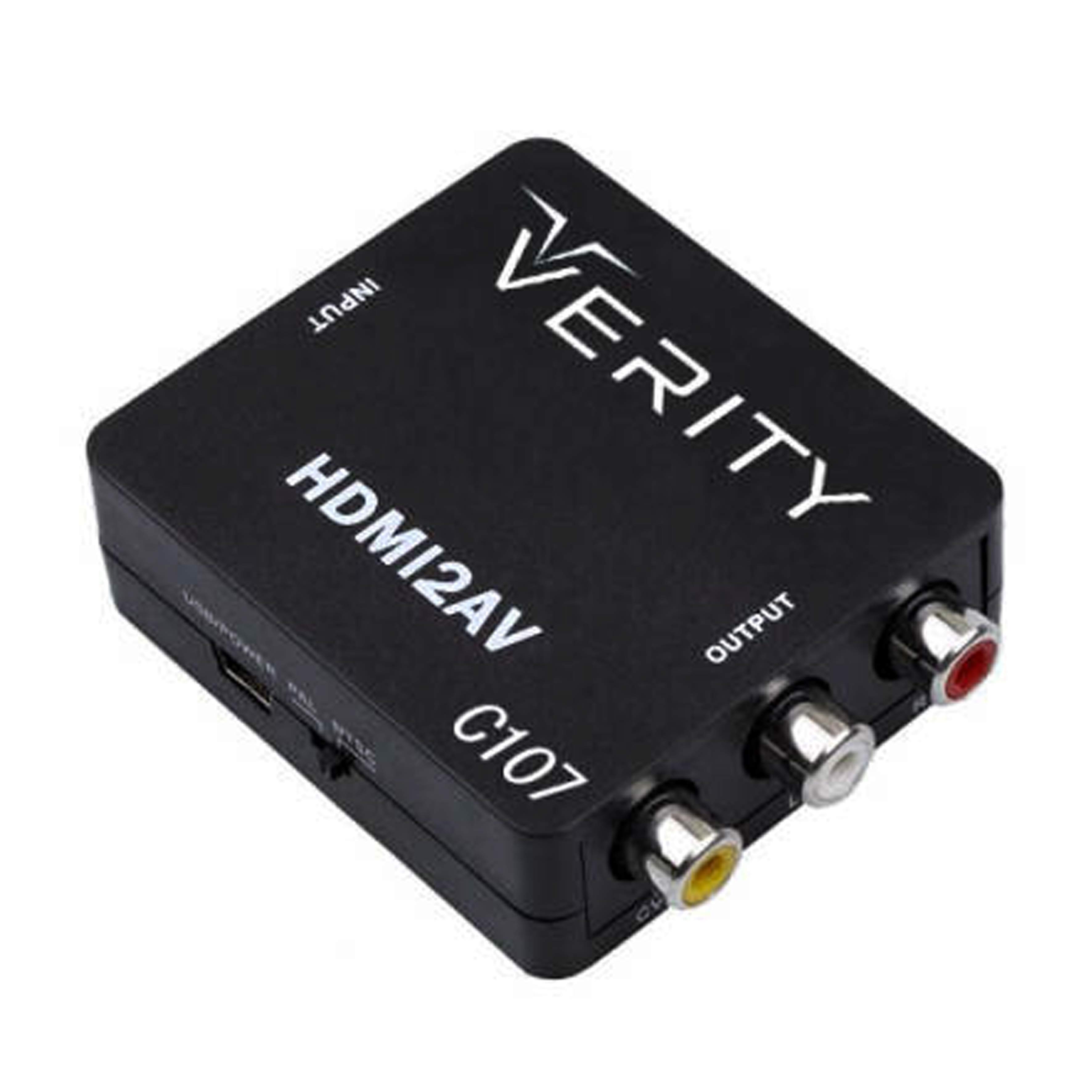 مشخصات,قیمت و خرید تبدیل HDMI VERITY به AV مدل C107 |سیپاس